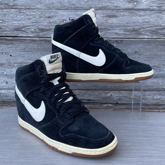 Nike | Shoes | Nike Dunk Sky High Essential Hidden Wedge Sneakers ...